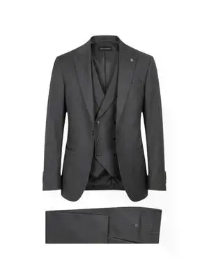 LUIGI BIANCHI MANTOVA Single-breasted Three-piece Suit