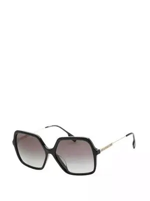Burberry Isabella Geometric-frame Sunglasses - Black