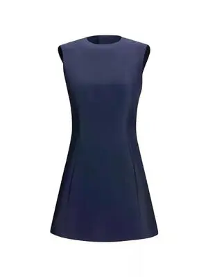 Balenciaga A-line Sleeveless Mini Dress - Blue