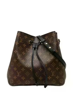 LOUIS VUITTON 2019 Monogram Neonoe Mm Bucket Bag - Brown