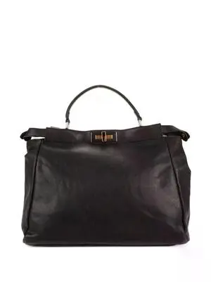 Fendi Peekaboo Tote Bag - Black