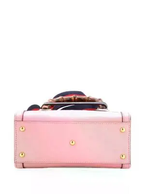 Gucci Diana Nm Bamboo Handle Leather Mini Crossbody Bag - Pink