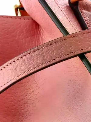 Gucci Diana Nm Bamboo Handle Leather Mini Crossbody Bag - Pink