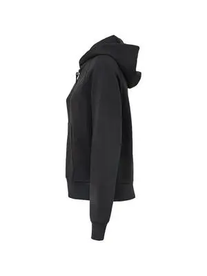 Max Mara Logo-embroidered Zip-up Hoodie - Grey