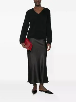ROBERTO COLLINA Mid-calf Flared Skirt