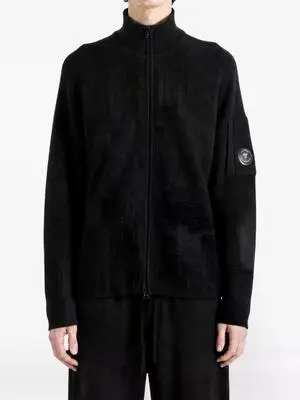 C.P. COMPANY Zip-up Cardigan With Lens Detail