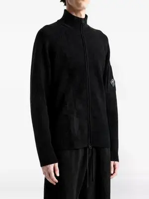 C.P. COMPANY Zip-up Cardigan With Lens Detail