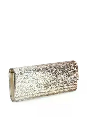 JIMMY CHOO Sweetie Glitter-effect Clutch Bag