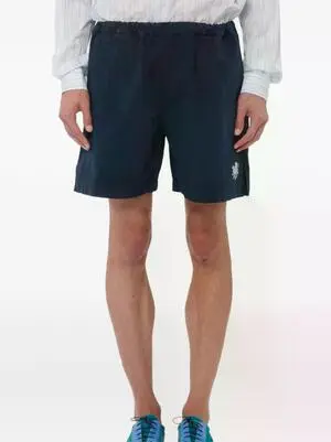 RANRA Keel Logo-detail Shorts - Blue