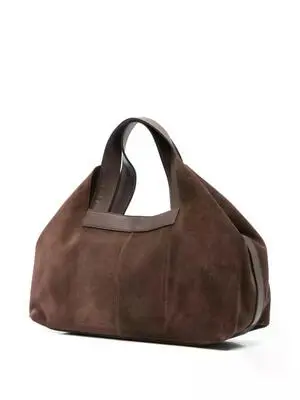 TWINSET Suede-panelled Tote Bag