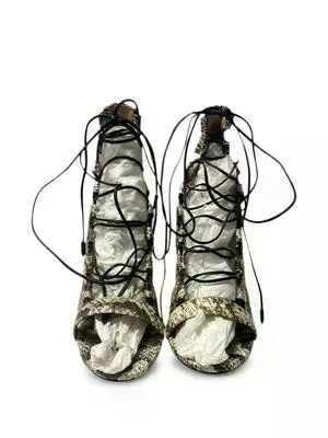 AQUAZZURA Amazon Lace-up Sandals