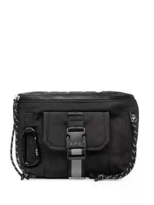 A.p.c. Buckle-fastening Belt Bag - Black