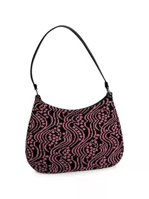 Prada Cleo Jacquard Shoulder Bag