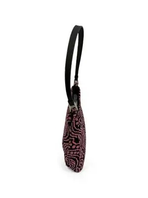 Prada Cleo Jacquard Shoulder Bag
