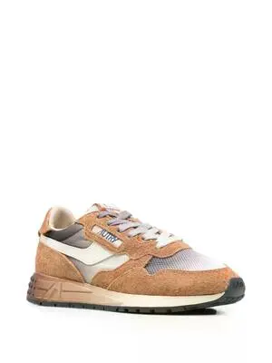 AUTRY Reelwind Suede Panel Sneakers - Brown