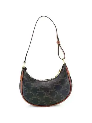Celine Ava Bag Triomphe Coated Canvas Mini Shoulder Bag