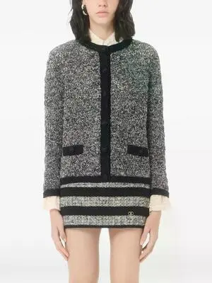Valentino Garavani Contrast-trim Cardigan