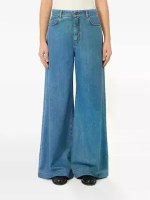 Max Mara Cotton Wide-leg Jeans