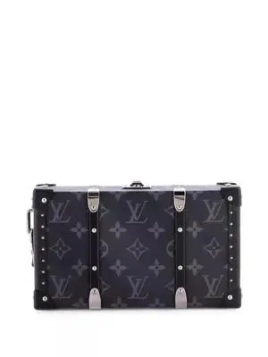 LOUIS VUITTON Monogram Eclipse Canvas Wallet Trunk Clutch Bag