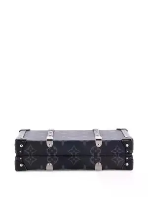 LOUIS VUITTON Monogram Eclipse Canvas Wallet Trunk Clutch Bag