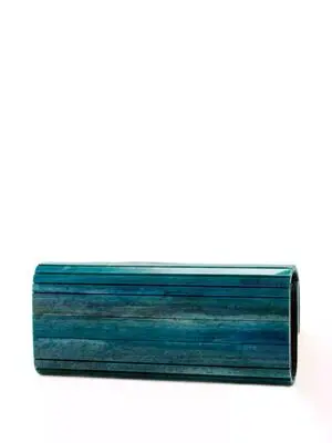 JIMMY CHOO Sweetie Marble-effect Clutch Bag