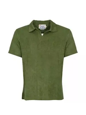 MC2 SAINT BARTH Terrycloth-texture Polo Shirt