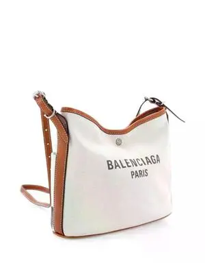 Balenciaga Biarritz Canvas Small Shoulder Bag