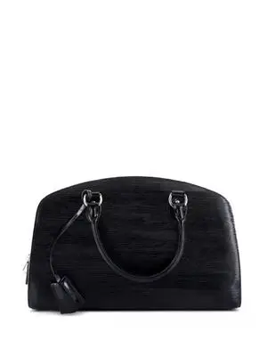 LOUIS VUITTON Pont Neuf Nm Electric Epi Leather Satchel - Black