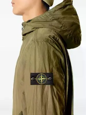 Stone Island Garment-dyed Hooded Jacket