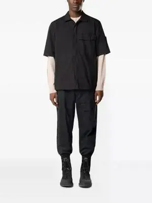Stone Island Logo-patch Short-sleeve Shirt
