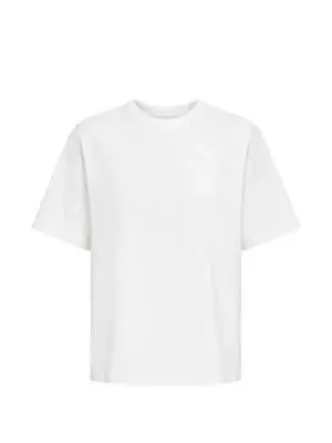 Khaite Mae Cotton Cashmere Appliqué T-shirt - White