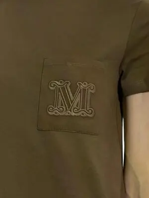 Max Mara Papaia Logo-embroidered T-shirt