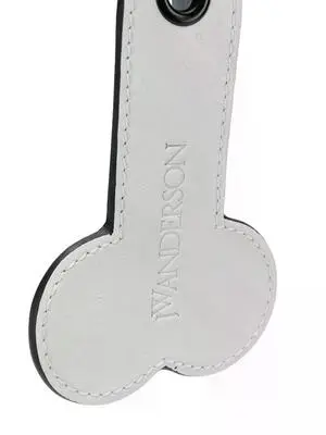 JW Anderson Phallic Keyring - White
