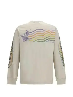 GOLDEN GOOSE Graphic-print Long-sleeve T-shirt