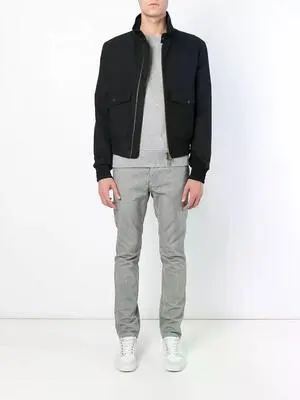 AMI Paris High Collar Zipped Jacket