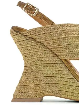 CastaÑer Juliet Braided Wedge Sandals