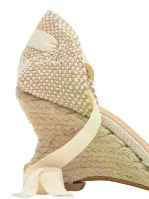 CastaÑer Jud Lace-up Wedge Espadrilles