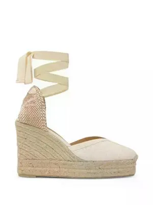 CastaÑer 110mm Carmen Heeled Espadrilles - Neutrals