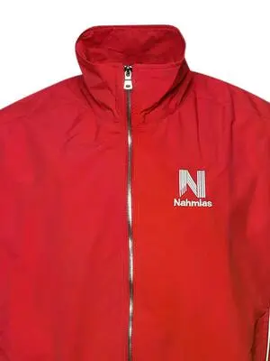 NAHMIAS Logo-print Track Jacket - Red