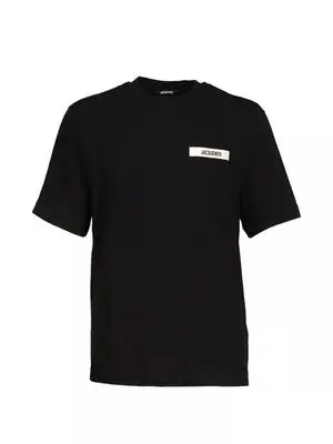 Jacquemus Logo-patch T-shirt - Black