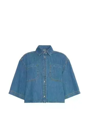 Max Mara Boxy Denim Shirt - Blue