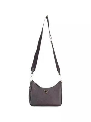 Prada Re-edition 2005 Saffiano Shoulder Bag - Black