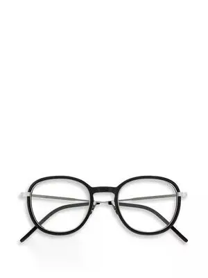 Saint Laurent Round Frame Glasses - Black