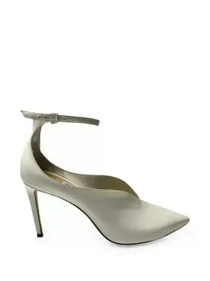 JIMMY CHOO Sonia Pointed-toe Pumps With Buckle Ankle Strap