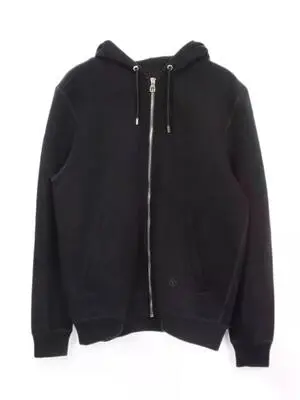 LOUIS VUITTON 2000s Circle-logo Hoodie - Black
