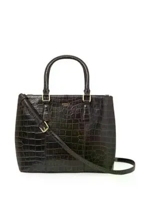 OSPREY Adaline Croc-effect Leather Tote Bag