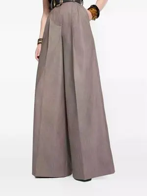 Elie Saab Pleated Twill Trousers