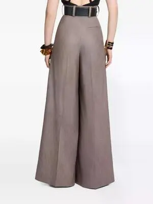 Elie Saab Pleated Twill Trousers