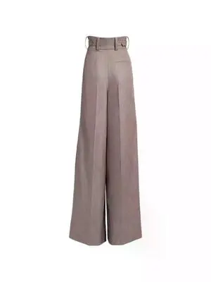 Elie Saab Pleated Twill Trousers