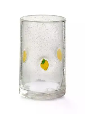 J-LINE Citrus-embellished Glass - White